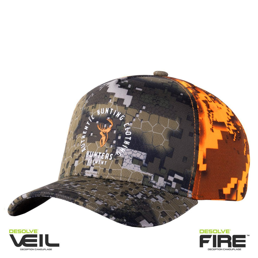 Hunters Element | A.H.C Cap | Camo 5-Panel Snapback With Curved Peak ...