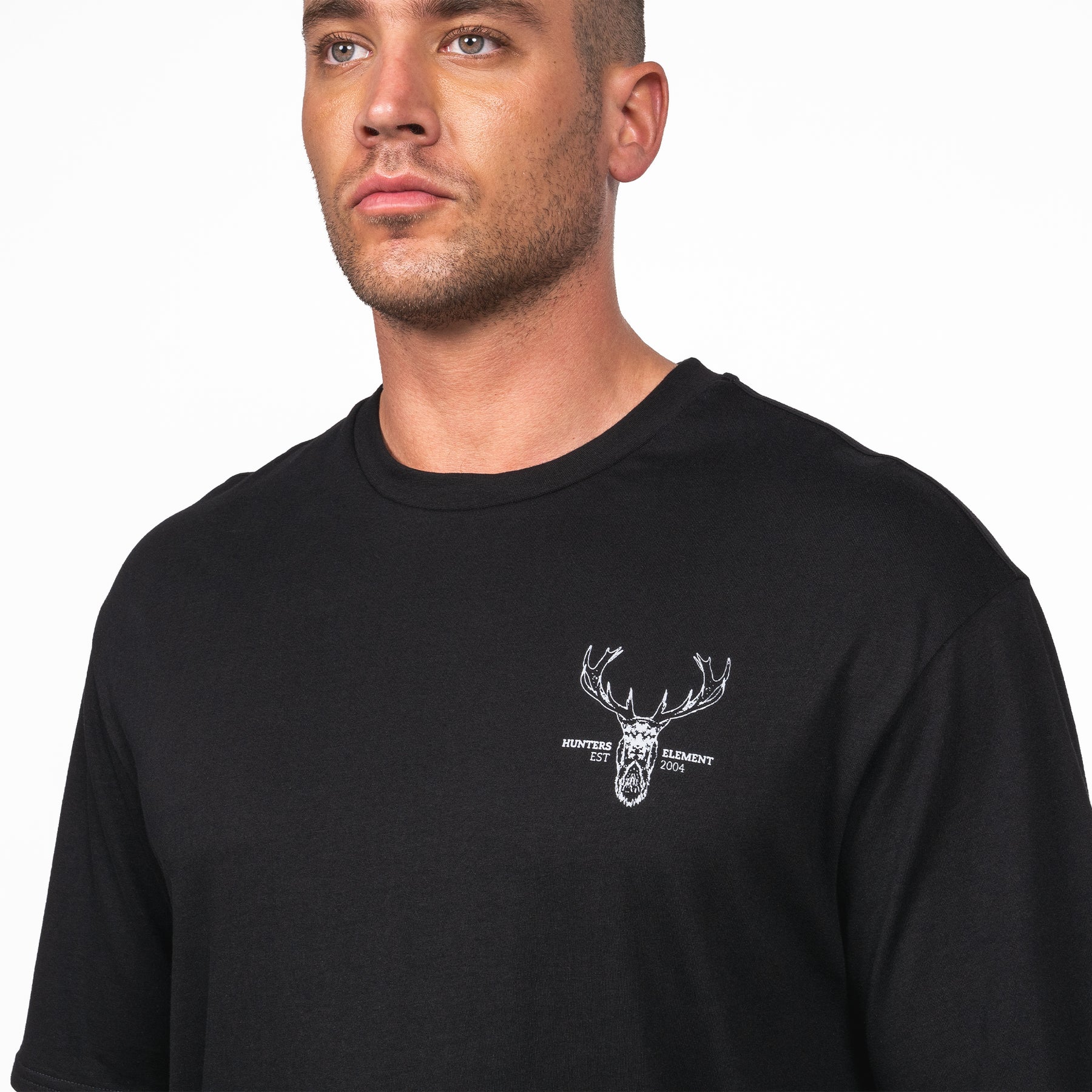 Alpha Stag Tee | Premium Crew Neck - Hunters Element Australia